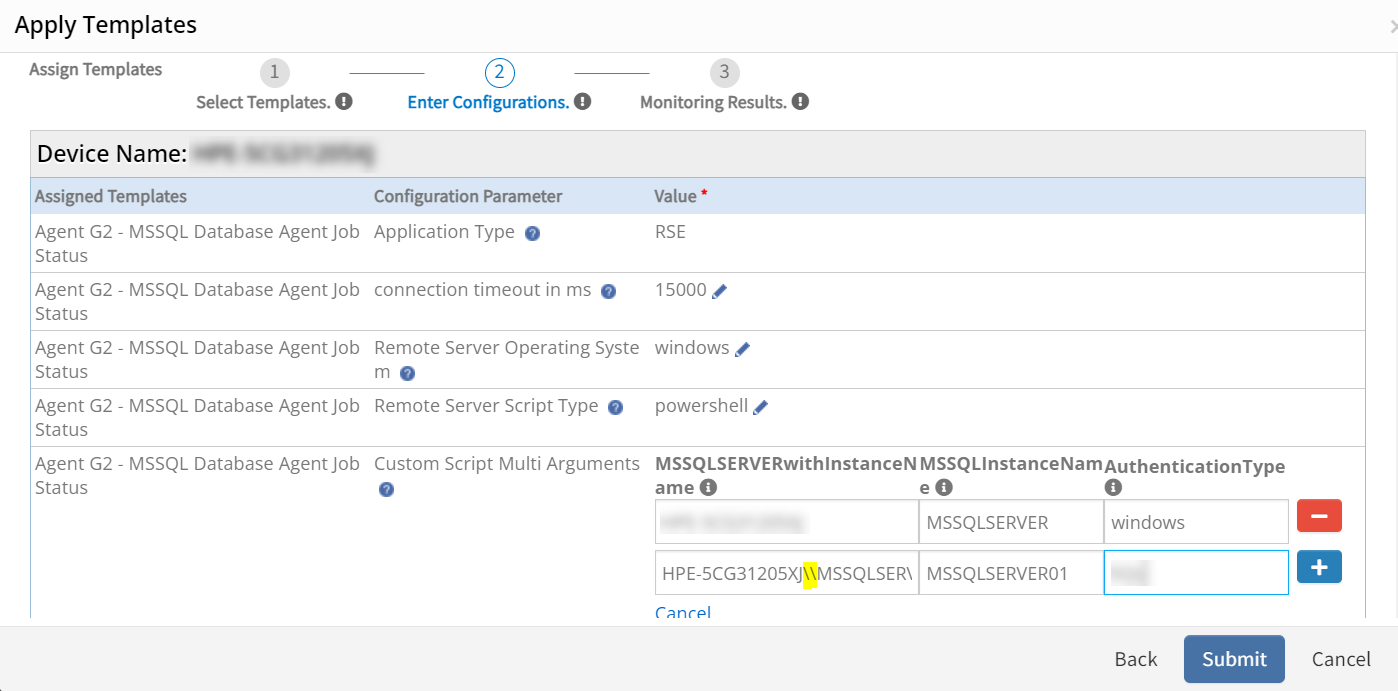 G2 Agent Template Details | OpsRamp Documentation